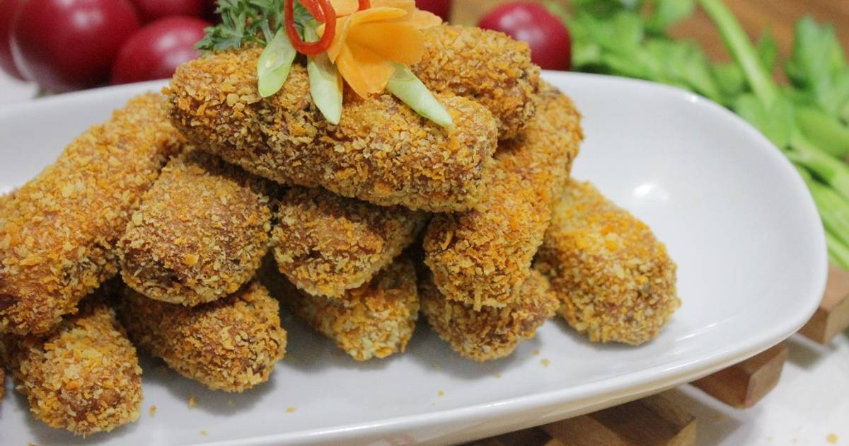 45 resep nugget sayur daging enak dan mudah - Cookpad