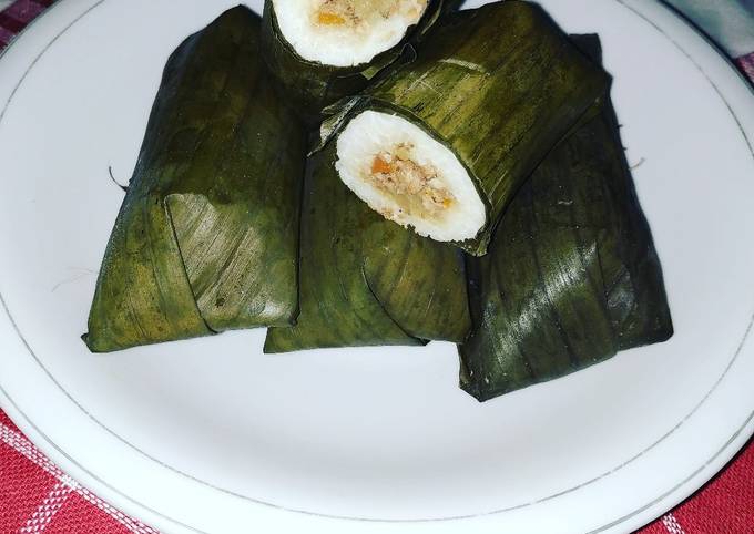 Resep Lontong daging #Arem arem #buras #bacang oleh Yulia Sudenny - Cookpad