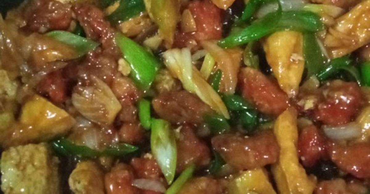 Resep Chicken tahu blackpepper sederhana oleh Bunda Asy Syifa - Cookpad