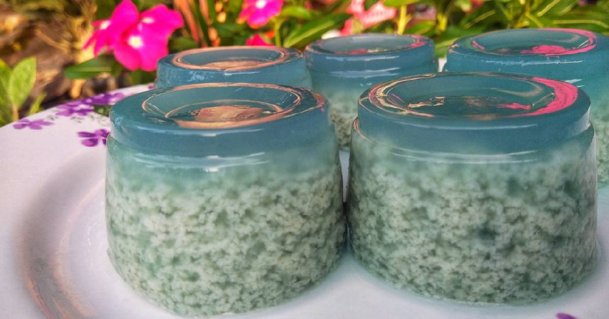 Resep Puding bunga telang oleh Yulia Prattiwi - Cookpad