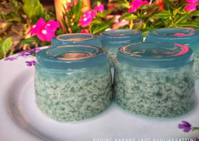 Resep Puding bunga telang oleh Yulia Prattiwi - Cookpad