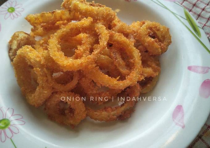 Resep Krispy onion ring oleh Indah Permatasari - Cookpad