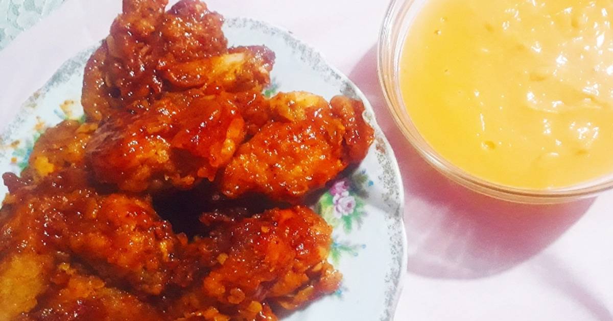 Resep Fire Wings ala Richeese Factory oleh Desyane Putri - Cookpad