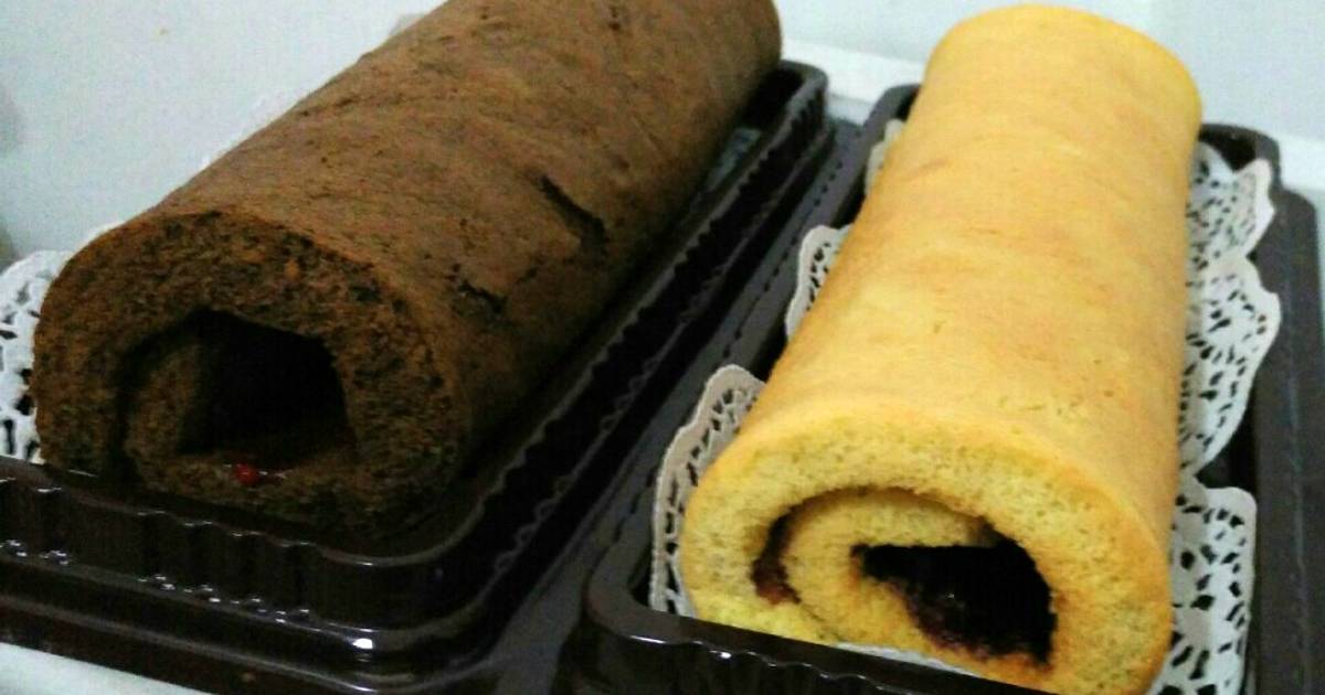 Resep Vanilla Swiss Roll (Gluten Free) oleh Susy Villianny - Cookpad