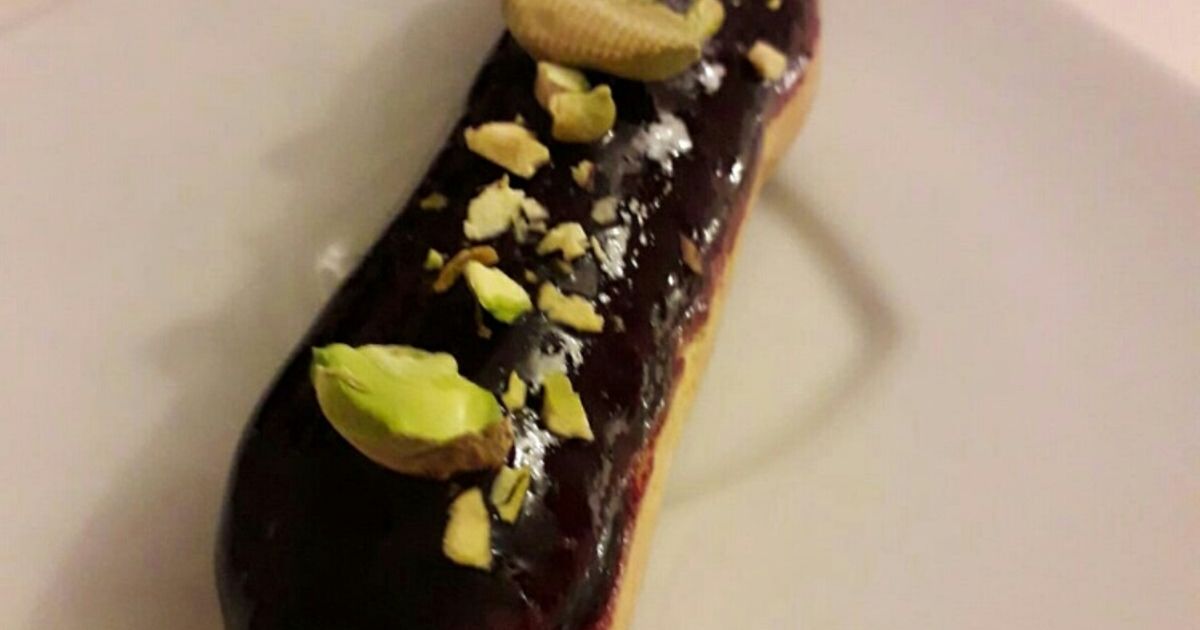 Black Cherry éclair Recipe By Kadouche Chou