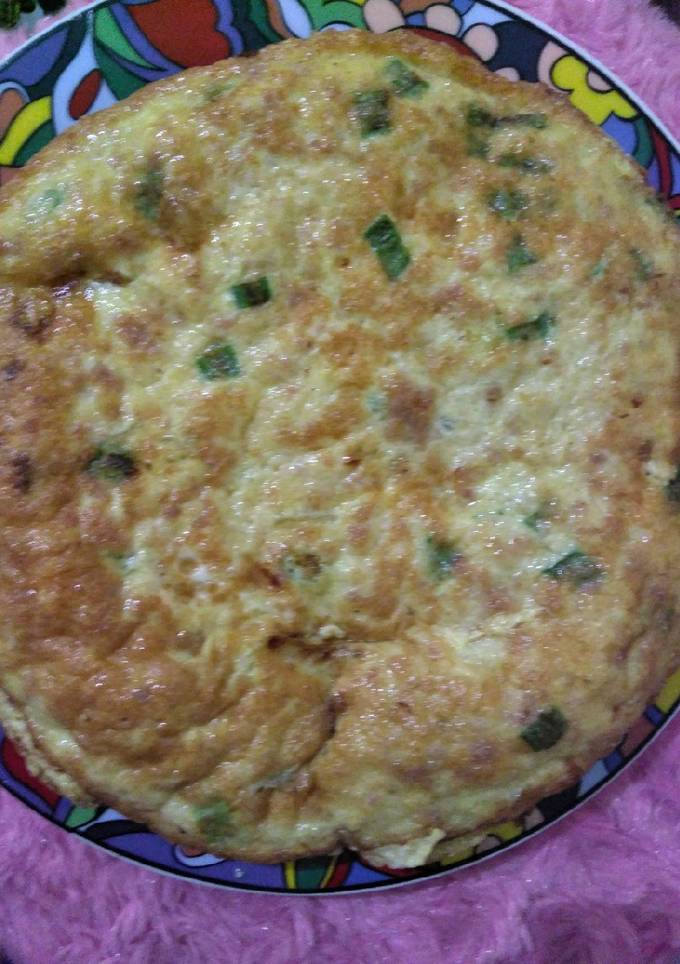 Resep Telor dadar daging giling giling oleh Billionaire Mom - Cookpad