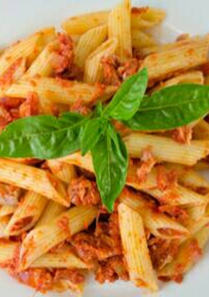 Pasta con Atún y tomate Receta de La Cocina De Dosms & Dosjs- Cookpad