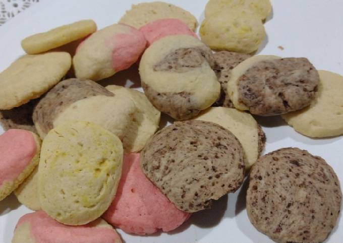 Cómo hacer Galletitas multi sabores (polvorones) Receta de daii ...