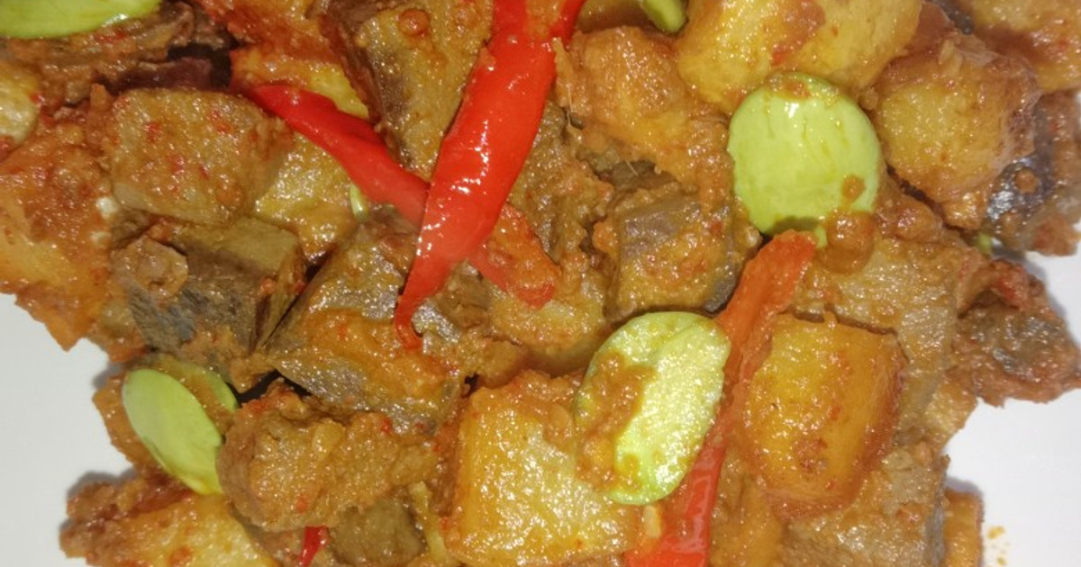 Resep Sambal Goreng Ati Sapi Kentang oleh Siti Hadijah Karo Karo - Cookpad