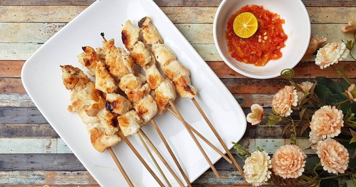 Resep Sate Taichan (Pakai Teflon) oleh Tituk SK - Cookpad
