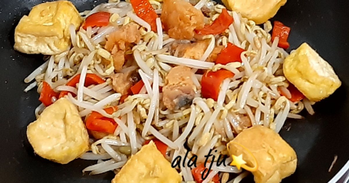Resep Tauge & Ikan Asin + Tahu oleh Tju corner - Cookpad