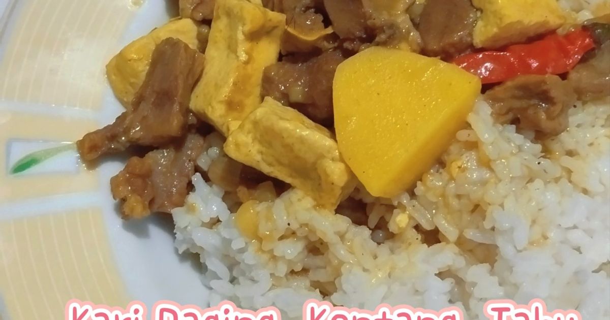 Resep Beef Kari Jepang (Kari Daging, Kentang, Tahu) oleh citradeda ...