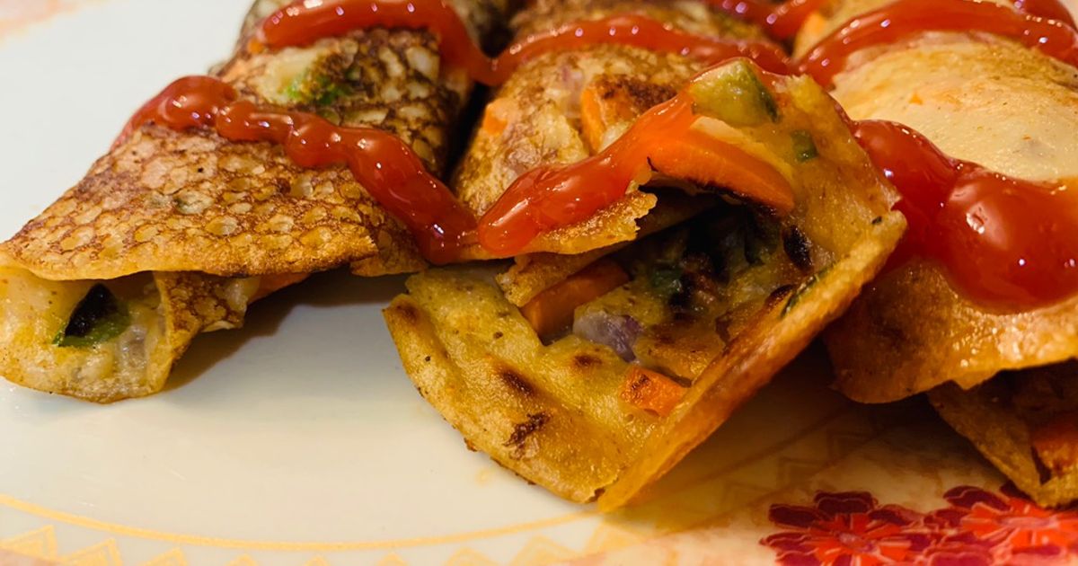 Oats Chilla/Utappam Rolls Recipe By Drash