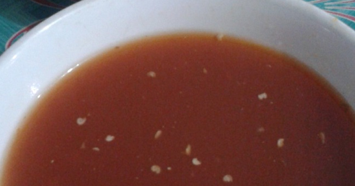 Resep Kuah Merah (Untuk Pempek Bangka/ Kerupuk) oleh Ria Theresia - Cookpad