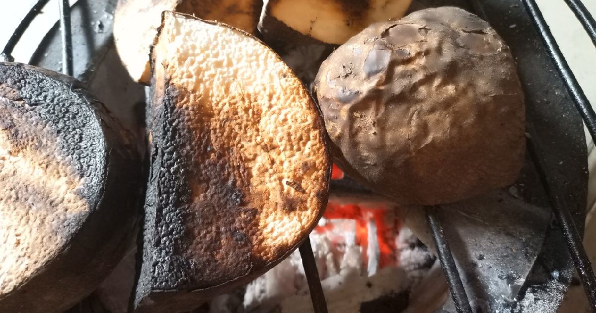Roasted Yam Recipe by @Om Ziyad_Kitchen - Cookpad