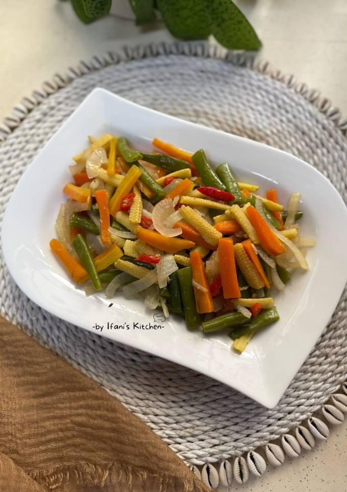 Resep 563. Tumis Mix Sayur Tidak Berdaun oleh IFANI DEVI - Cookpad