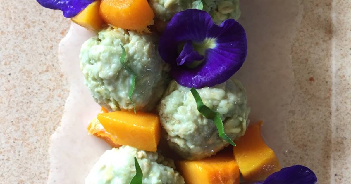 Resep Sticky Oat Mango oleh renandra - Cookpad