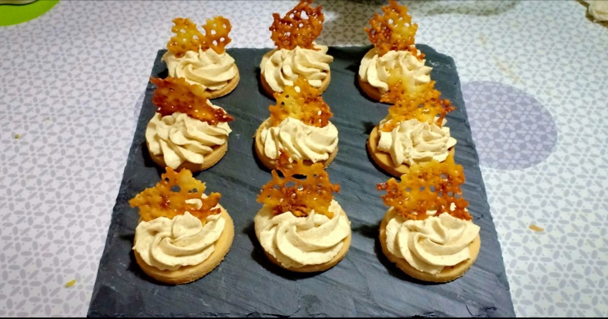 Chicken Mousse Canapés Recipe By Imene