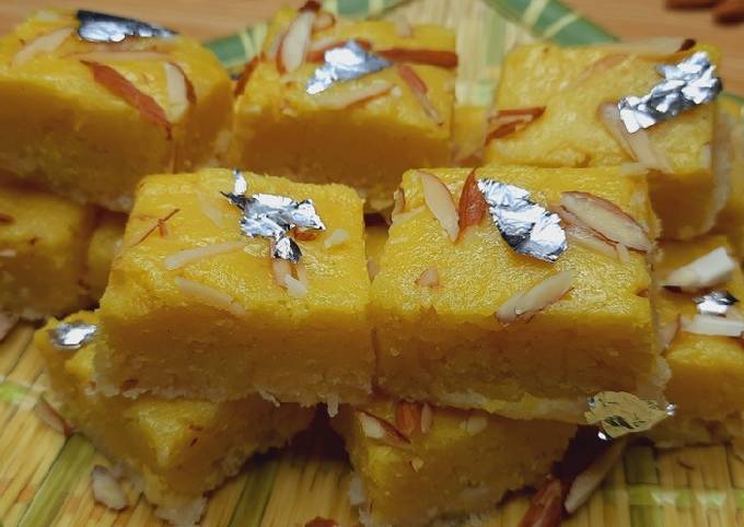 Coconut Burfi Recipe by FoodZone By Saira - Cookpad