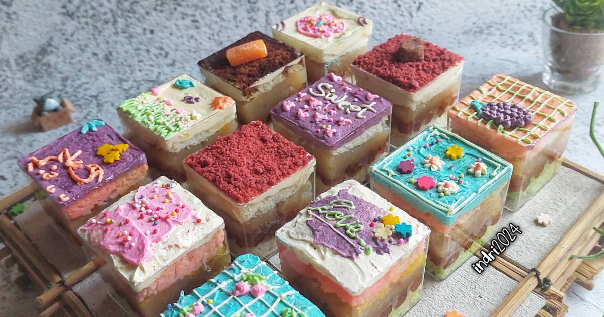 Resep Mini Dessert Box Nanas Ekonomis Oleh Dapur Halal Indri Cookpad