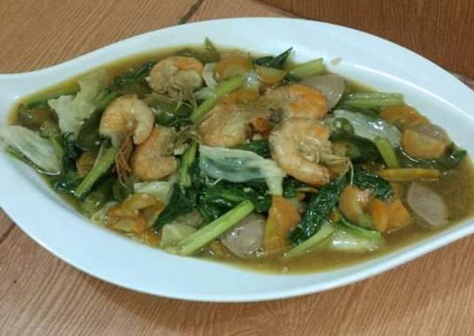 Resep CapCay Udang Kuah oleh NieZz Fatma - Cookpad