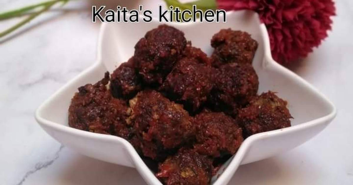Peppered meat balls girki daga KAITA'S KITCHEN - Cookpad