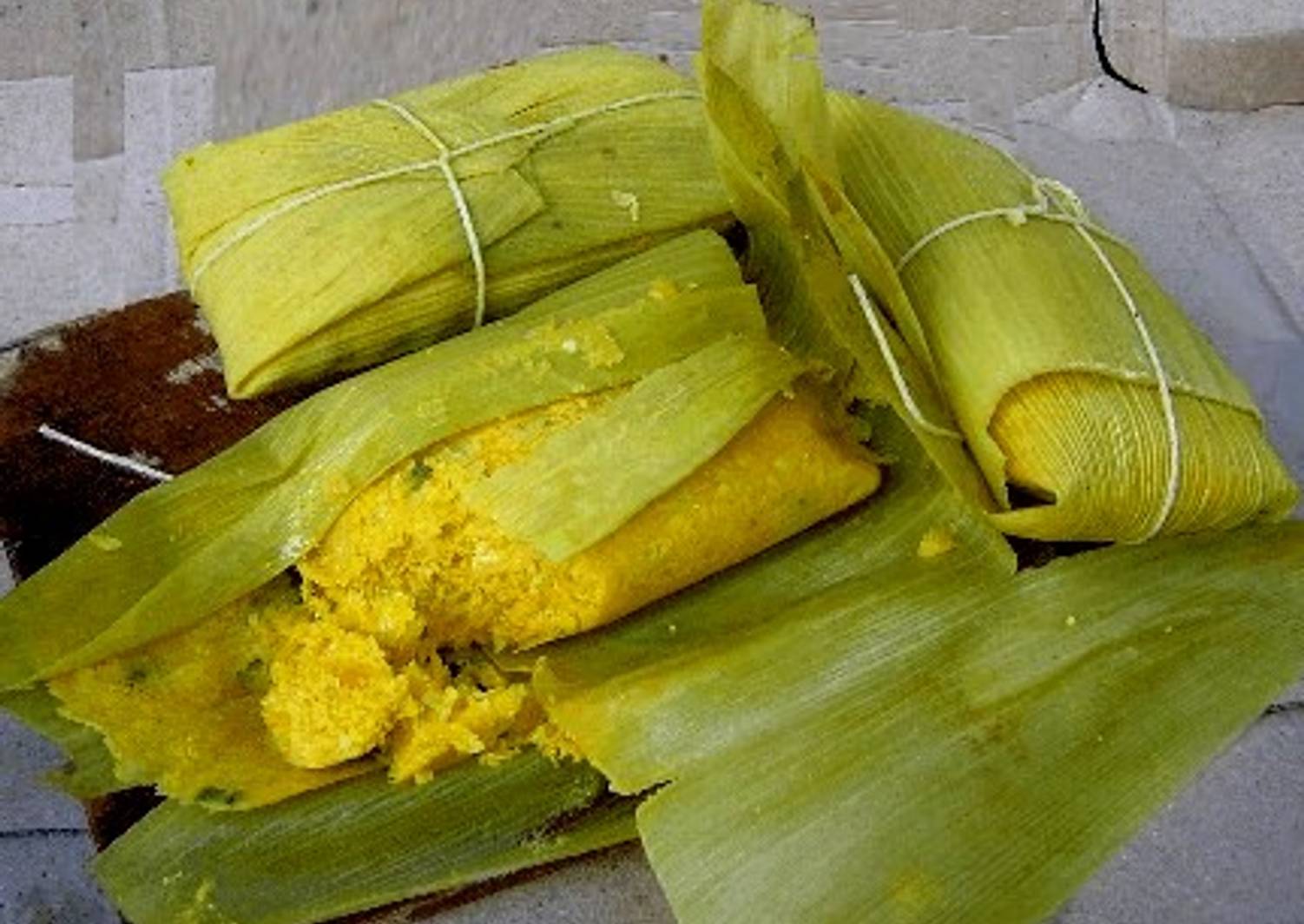 Humitas en Chala Receta de Jenifer Navarro- Cookpad