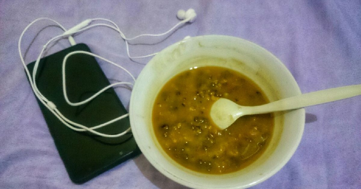 Resep Bubur Kacang Ijo Kuah Labu Parang oleh Ummu Ahmad - Cookpad
