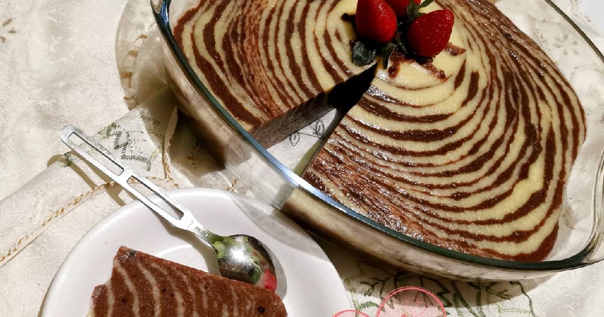 Resep PUDING ROTI ZEBRA #8 oleh Arie_Airashii - Cookpad