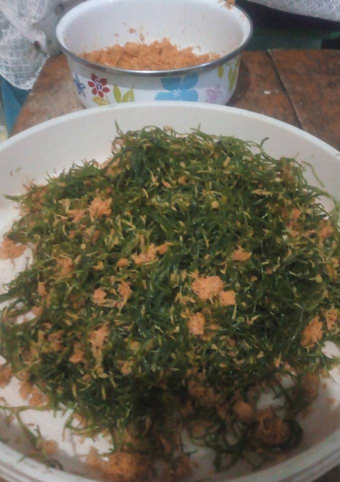 Resep Urap Rumput Laut/Urap Engos-Engos (Sambal Kelapa Goreng) oleh ...