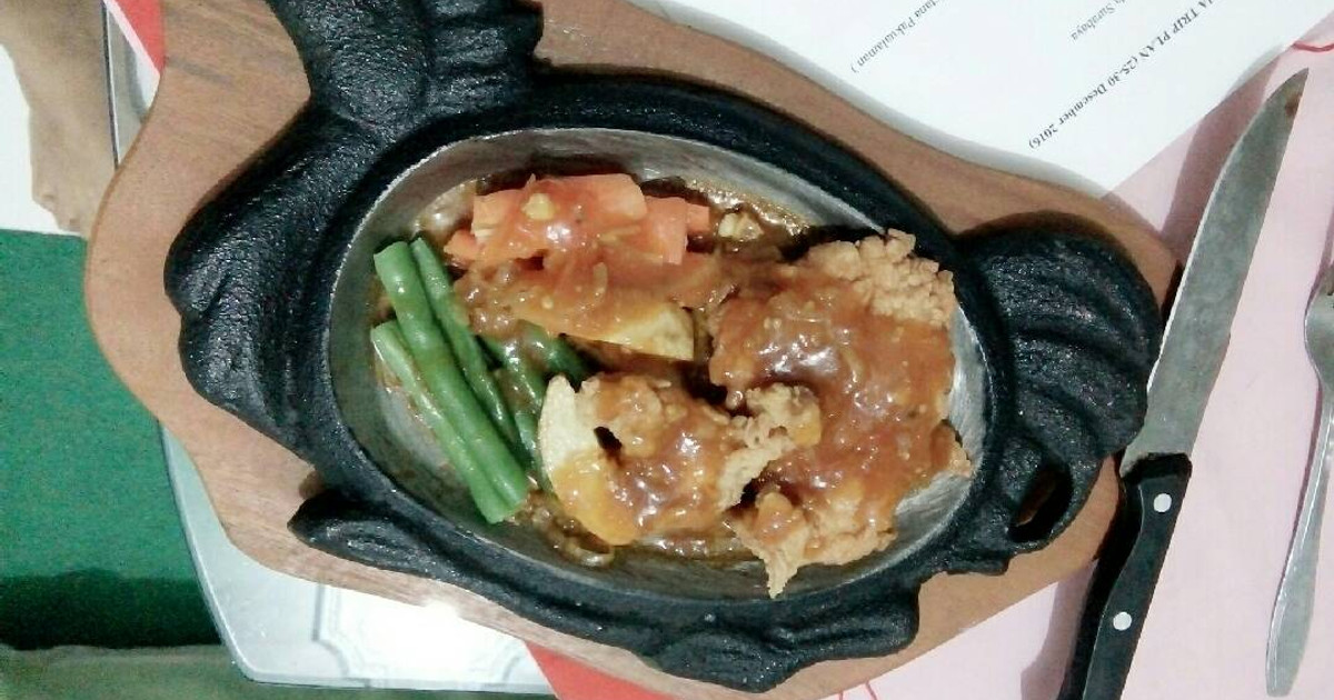 Resep Chicken Steak Hot Plate oleh H.Na - Cookpad