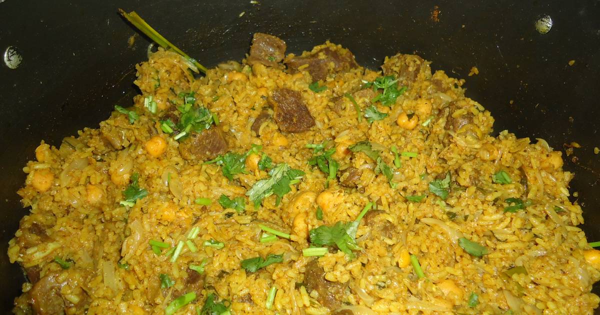 Beef Chole Rice Recipe by Soumya Sivadas - Cookpad