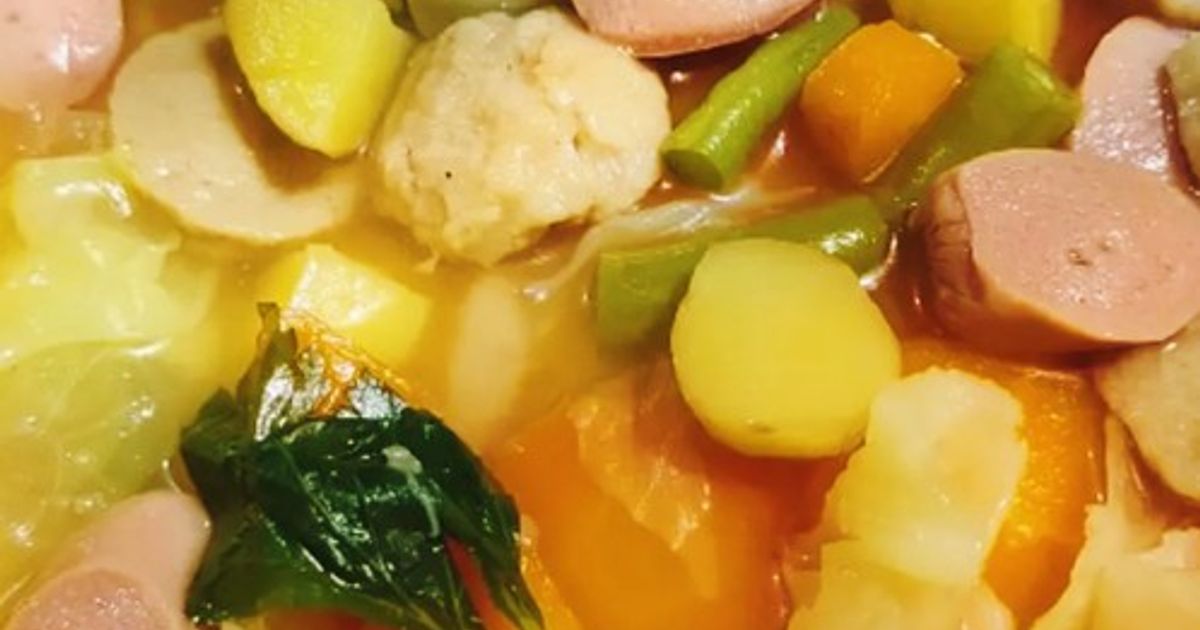Resep Sayur Sop Simple oleh Anggun hijrotul mawaddah - Cookpad
