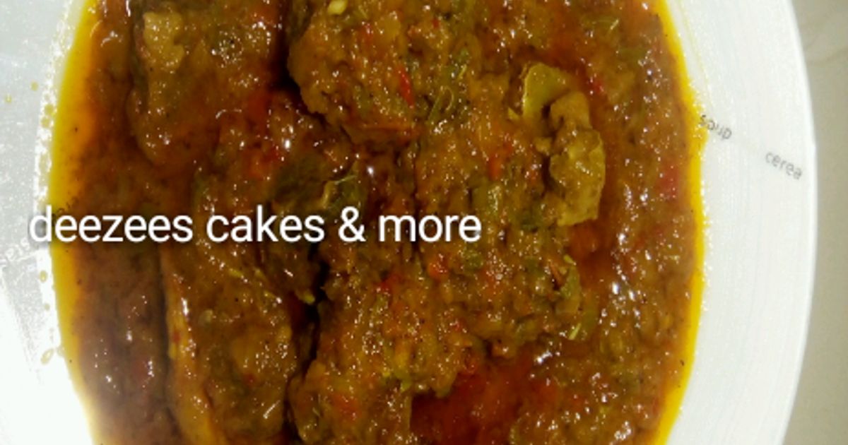 Water Leaf Stew Recipe by Deezees Cakes&more - Cookpad