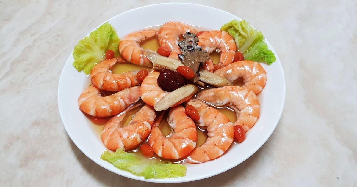 Herbal Shaoxing Shrimp – Home Style Dish Recipe by 佳佳小廚