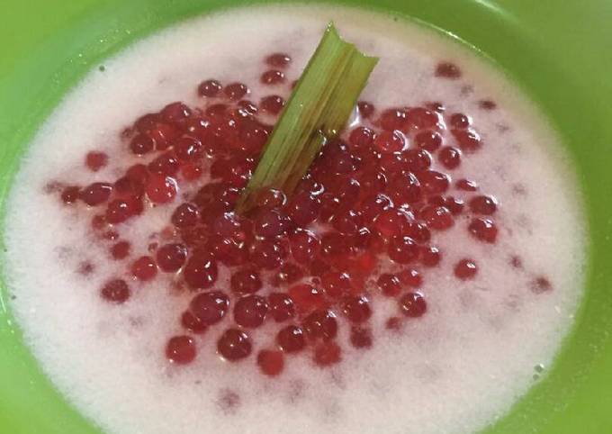 Resep Bubur Mutiara merah putih oleh tX - Cookpad