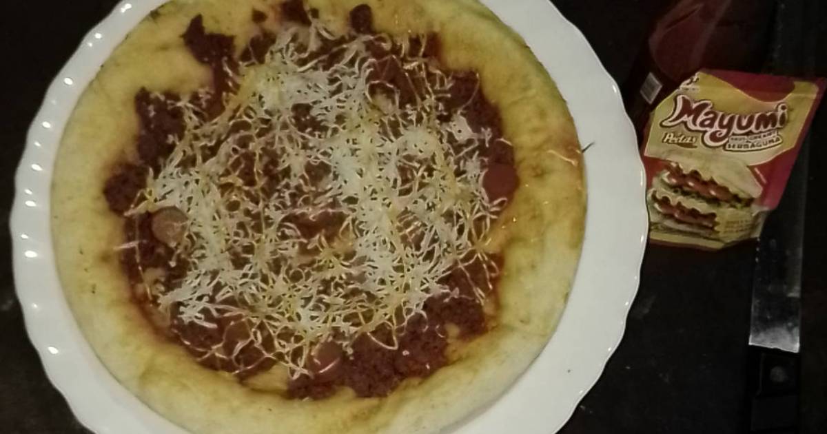 Resep Pizza Daging Cornet (Tanpa susu) oleh Abida Kitchen - Cookpad