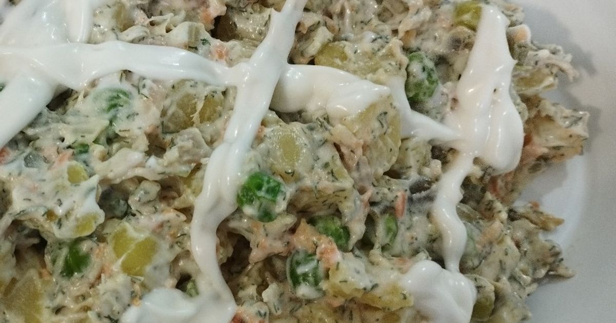 طرز تهیه سالاد مرغ و شوید که عاشقش می‌شید😍🤤 ساده و خوشمزه توسط Samaneh ...