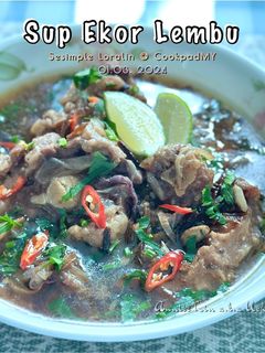 Resipi Sup Ekor Lembu oleh Sesimple Loralin - Cookpad