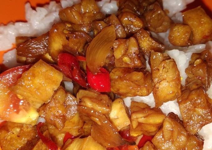 Resep Tahu tempe kecap manis pedas oleh Kakkoishii - Cookpad