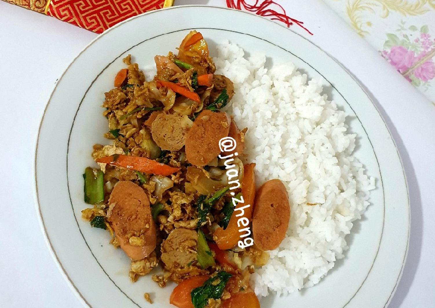 Resep Nasi Gila Vegetarian oleh Juan Zheng - Cookpad