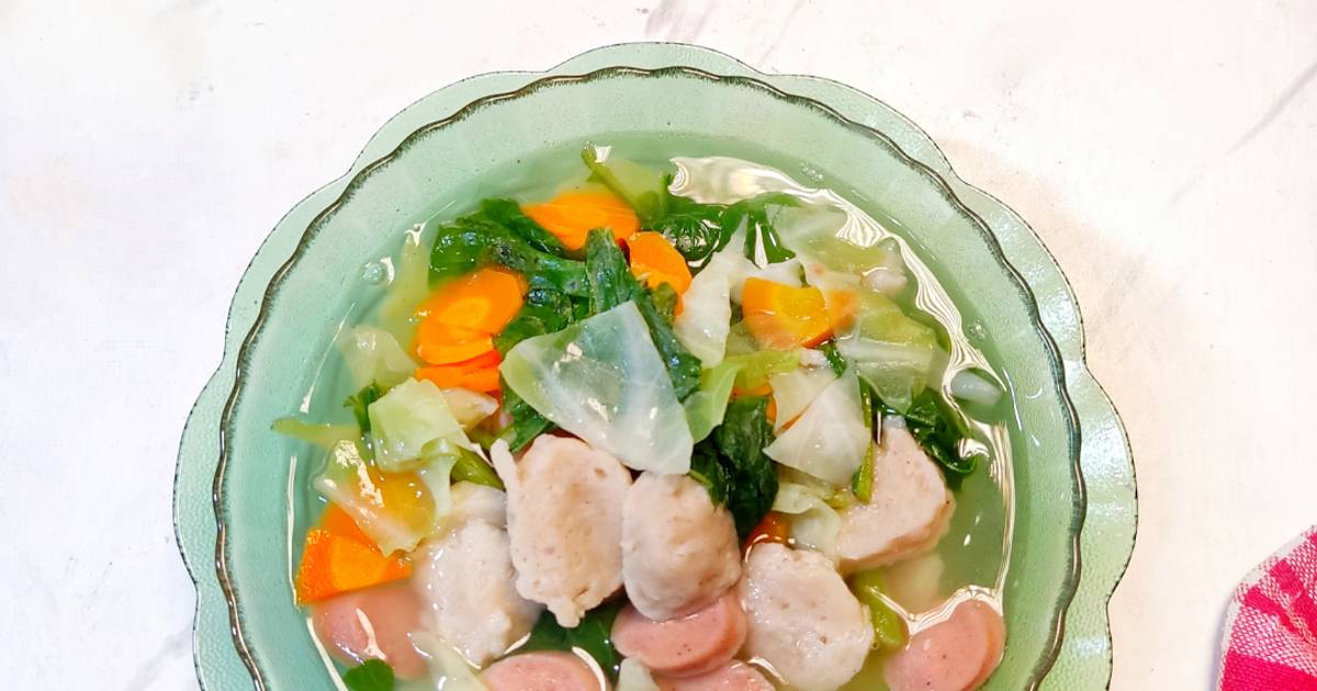 60 resep sayur sop bakso cesim enak dan mudah - Cookpad