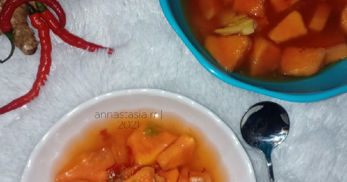 Resep Gohu Pepaya Khas Manado oleh annastasia rr - Cookpad