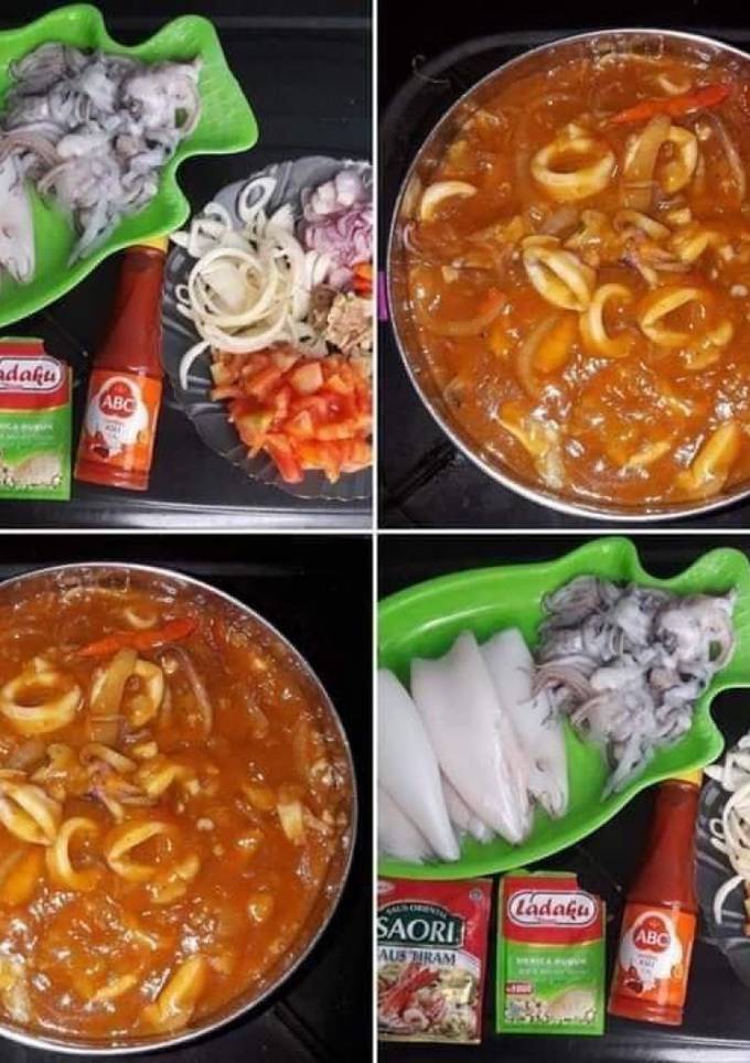 Resep Cumi Saos Padang (ala Aneka Resep Masakan Fanpage) oleh Ismail ...