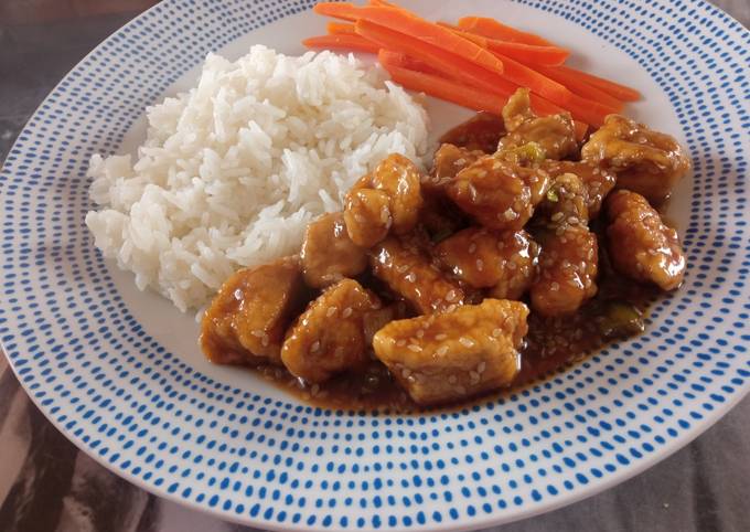 Pollo mongoliano Receta de Betsabé Irene Valor Cásseres- Cookpad