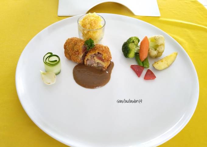 Resep Beef Cordon Bleu oleh Anita Wulandari - Cookpad
