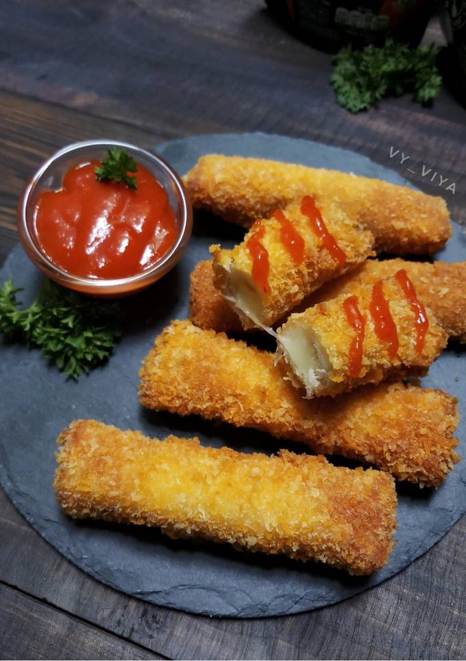 Resep ROTI TAWAR KEJU Goreng oleh dapurVY - Cookpad