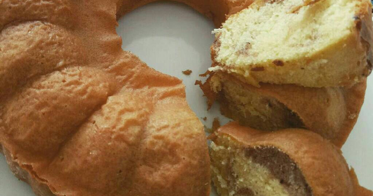 Resep Bolu Marmer (Marble Cake) Ala Mama Ameng oleh Amelies Magic ...