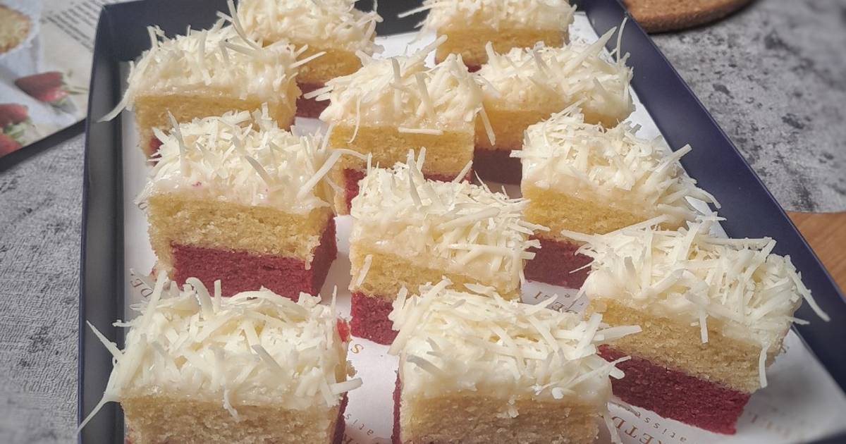 Resep Bolu Susu Lembang 3 Rasa (Vanila, Keju & Red Velvet) oleh Hadleny ...