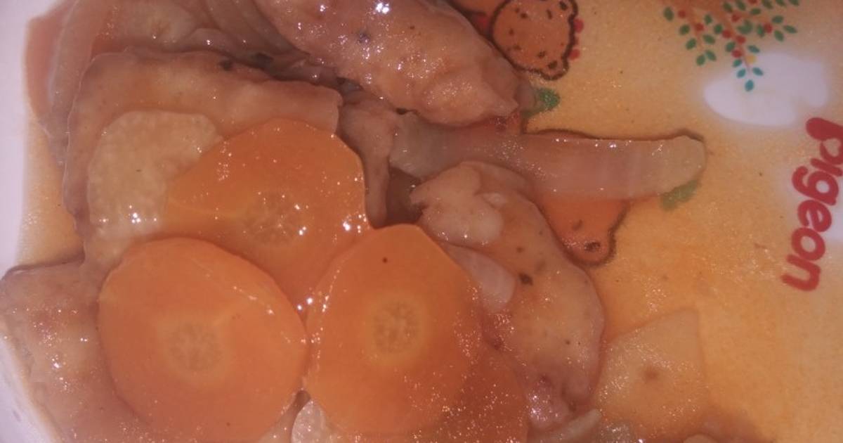 Resep Fish Strip with brown sauce mpasi 1tahun oleh Mama Hesty - Cookpad